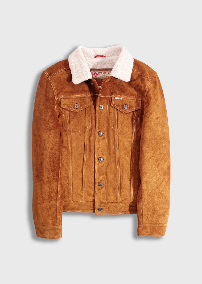 Open Road Jacket — Leather with Sherpa Fleece Lining – Iron and Resin ...